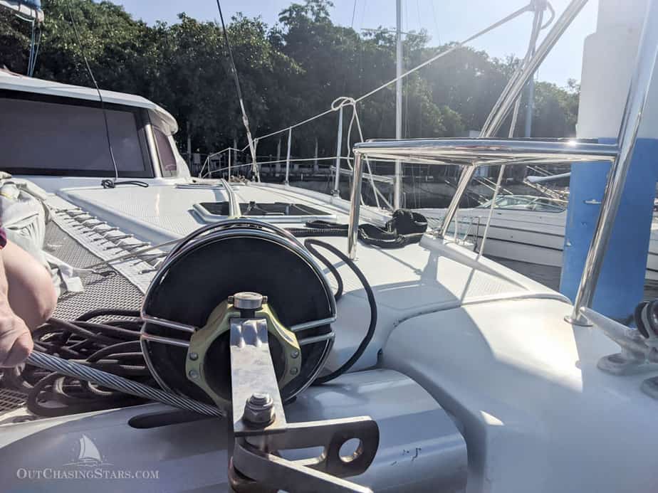 Taking Apart Our Forestay - Out Chasing Stars